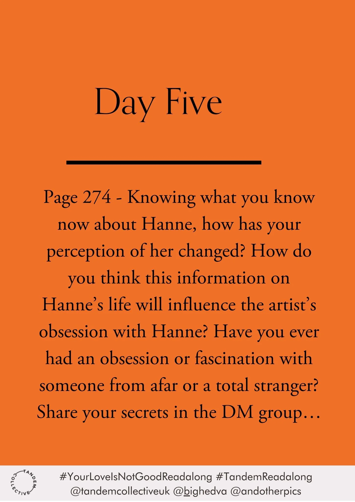 Your Love Is Not Good — Tandem Collective