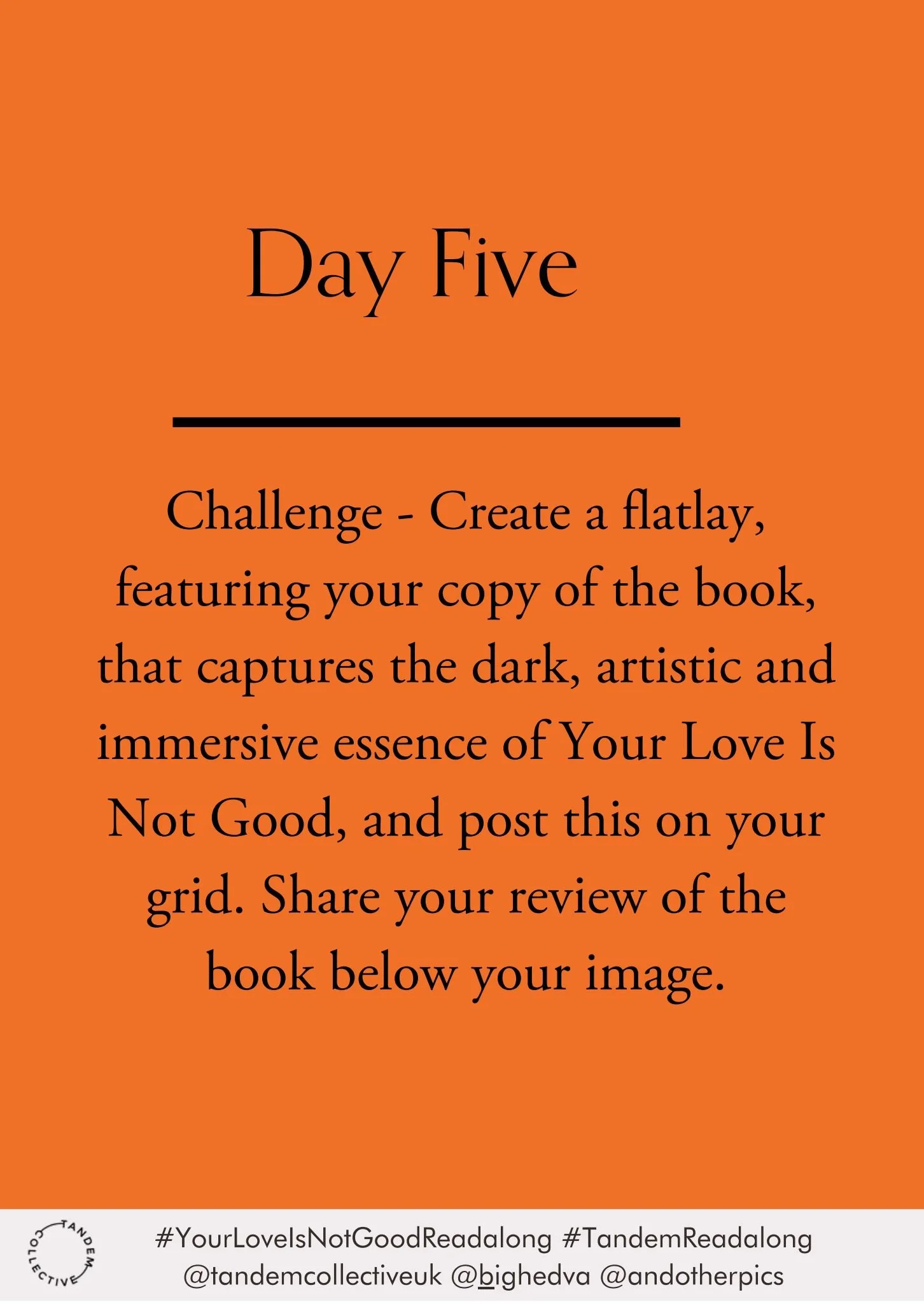 Your Love Is Not Good — Tandem Collective