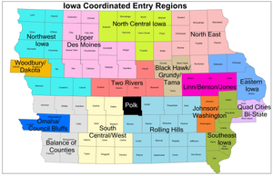 Coordinated Entry & Service Regions | IA BoS CoC – Uplifting Those ...
