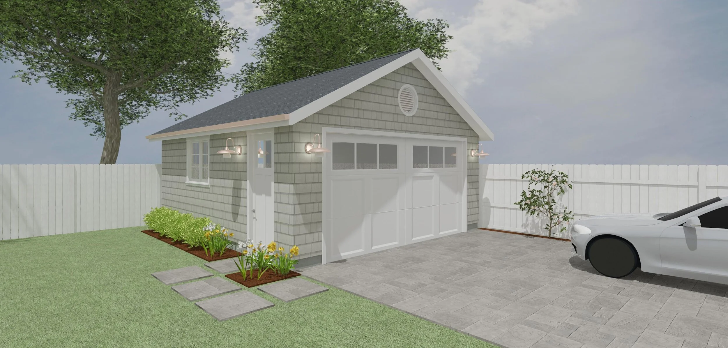 Detached 2 Car Garage