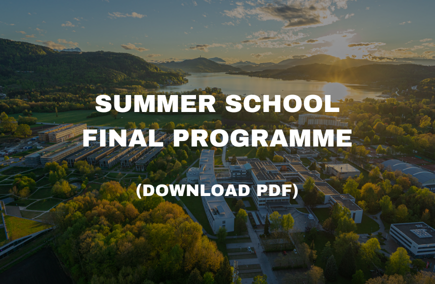 Summer School Programme — Theory, Culture & Society | Global Public Life