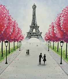 Easy Paris Drawing