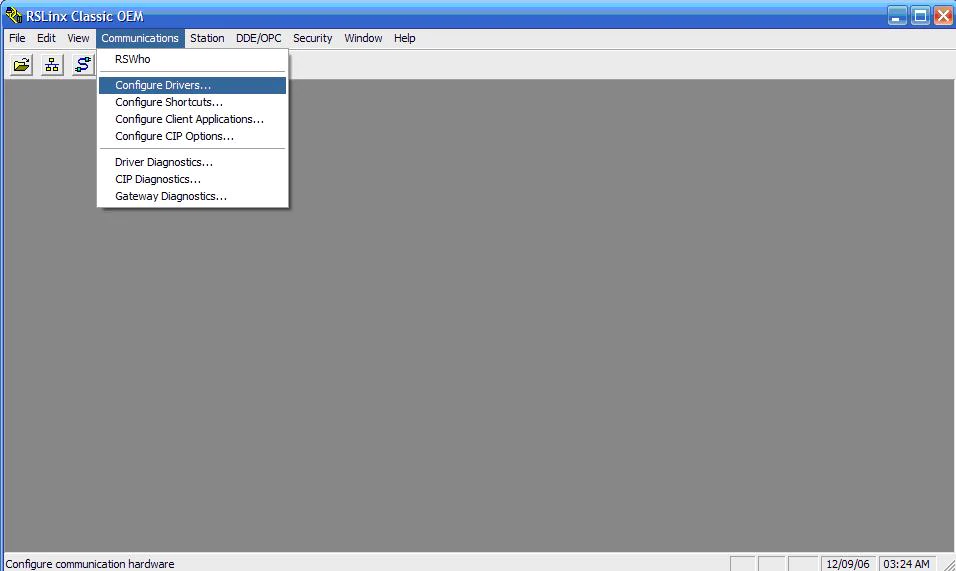 RsLogix 500 Training - Configuring RsLinx Serial DF1 RS-232 Driver to ...