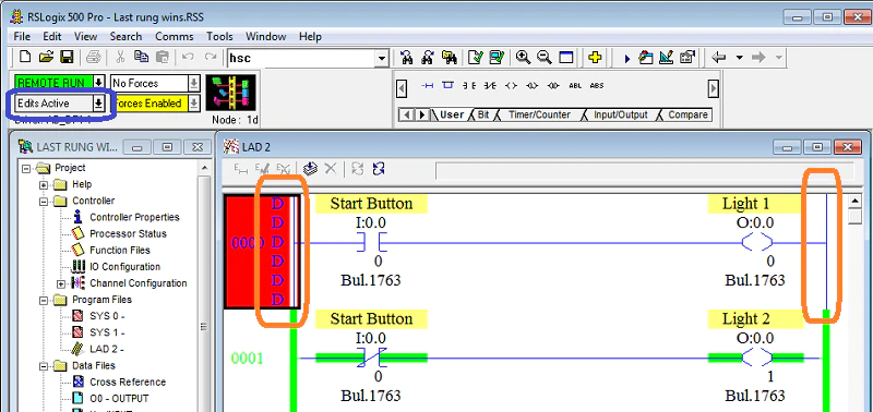 Rslogix 500 Training - Online Edits — TW Controls