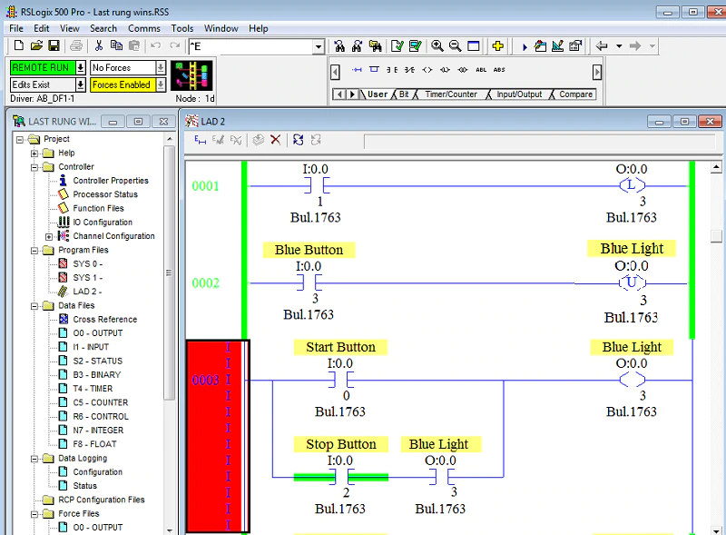 Rslogix 500 Training - Online Edits — TW Controls