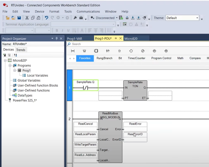 Allen Bradley Modbus Communications — TW Controls