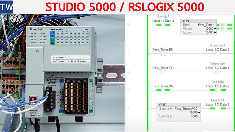 Studio 5000 PLC Programming Course for the Controllogix / Compactlogix PLC — TW Controls ...