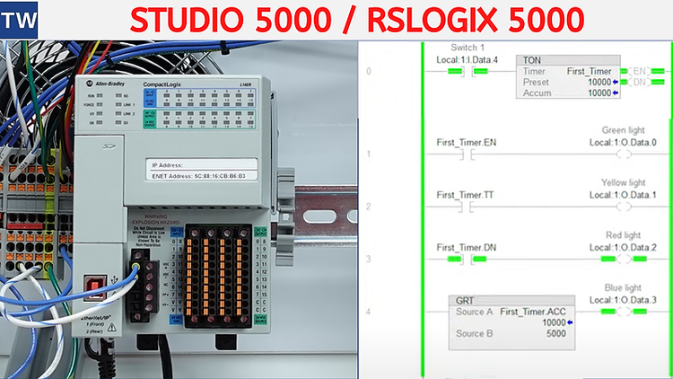 Studio 5000 Programming for the Controllogix and Compactlogix PLC — TW ...