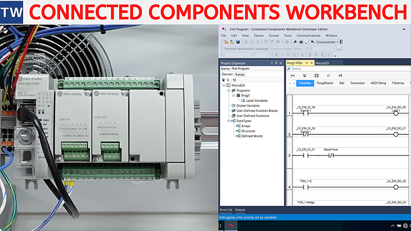 Connected Components Workbench Course for the Micro800 PLC — TW Controls - Helping You Become a ...