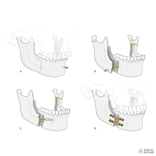 Maxillary Osteotomy | Medical Illustrations — Biotic Artlab