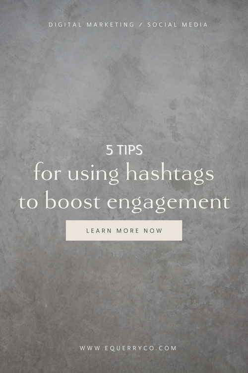 How to Use Hashtags / — EQUERRY / CO