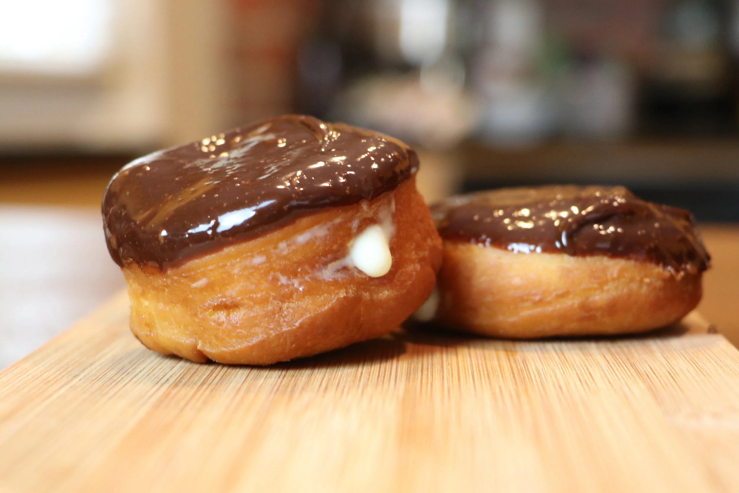 Amazing Boston Cream Donuts