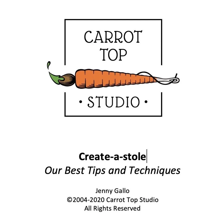 Create A Stole | clergy stoles | pastor stoles — Carrot Top Studio | clergy stoles | education ...