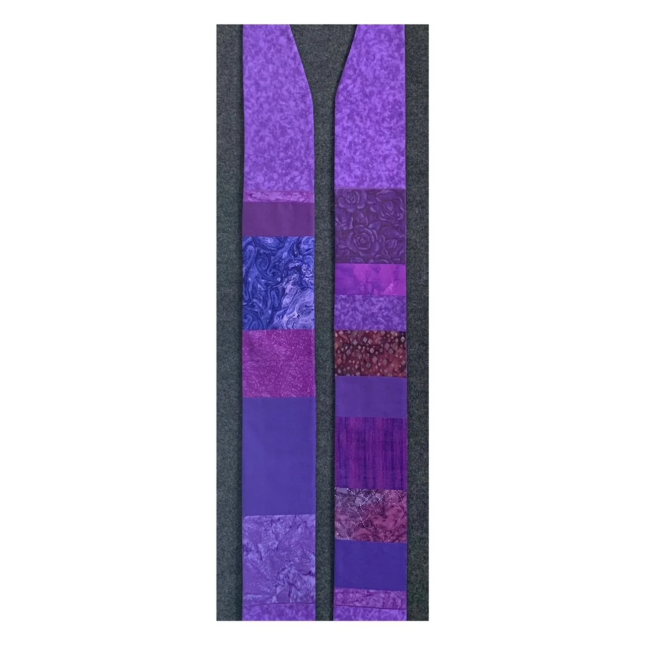 Purple Lent stoles | clergy stoles | pastor stoles — Carrot Top Studio ...