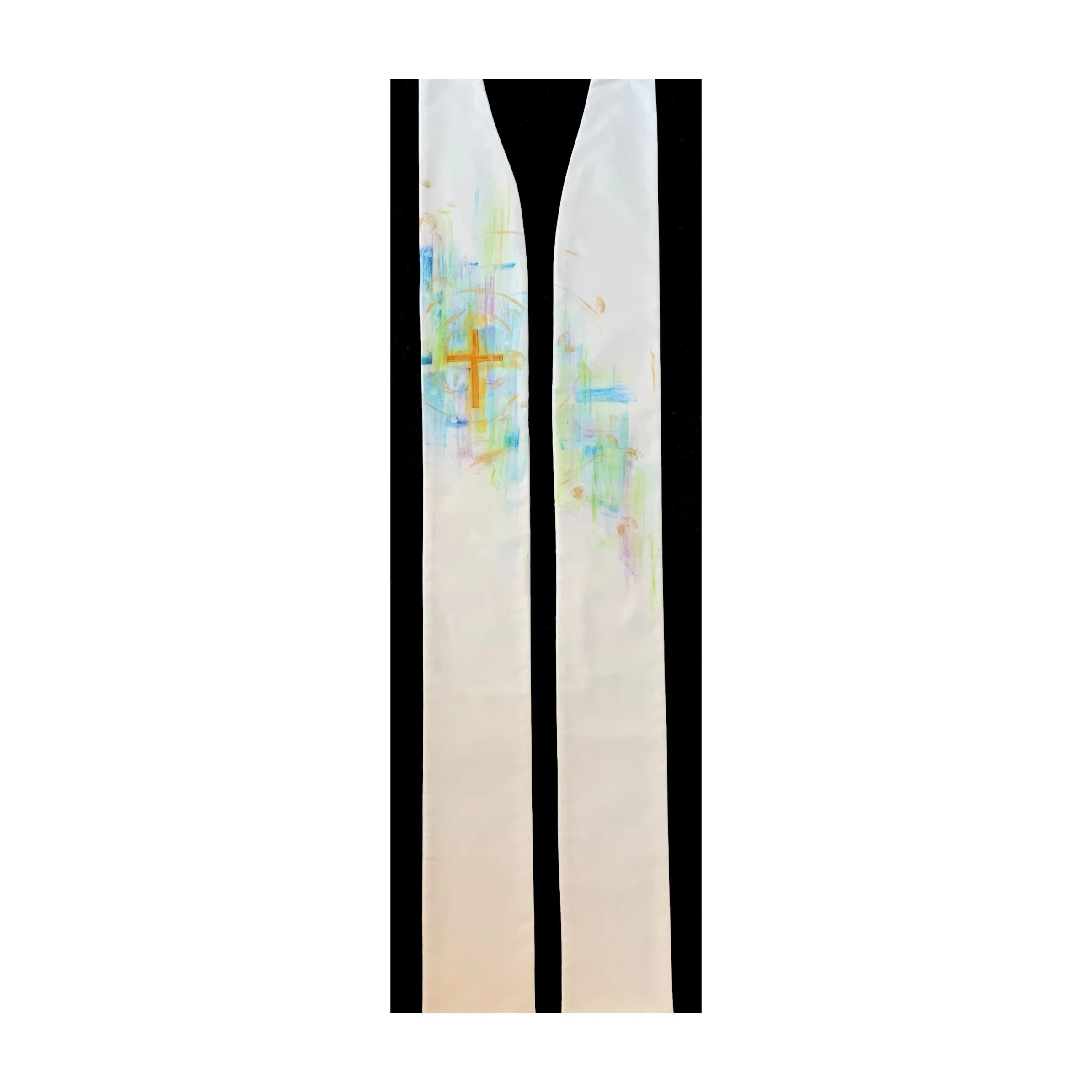 White Easter stoles | clergy stoles | pastor stoles — Carrot Top Studio ...