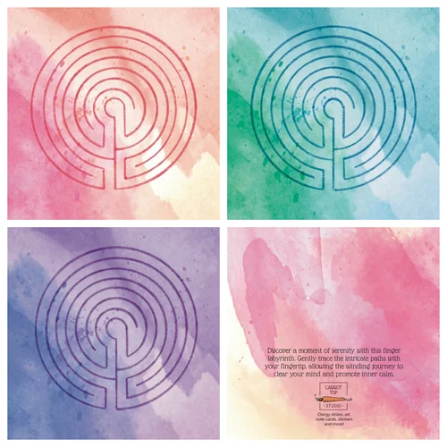 Free finger labyrinth to print | Carrot Top Studio