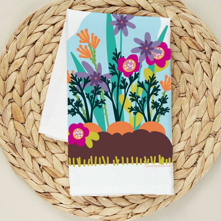 Tea towels — Carrot Top Studio