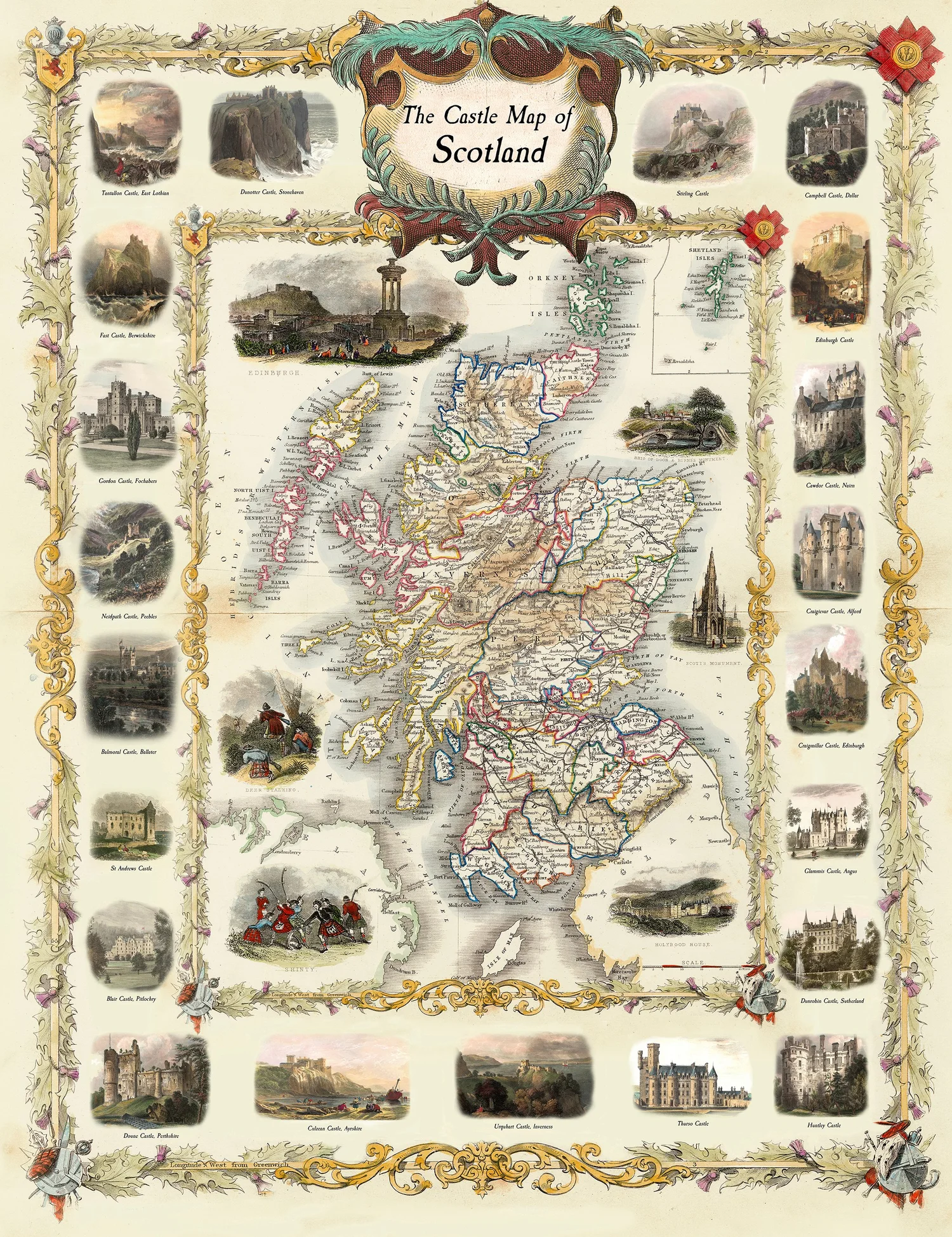 Scotland Maps — The Royal Mile Gallery