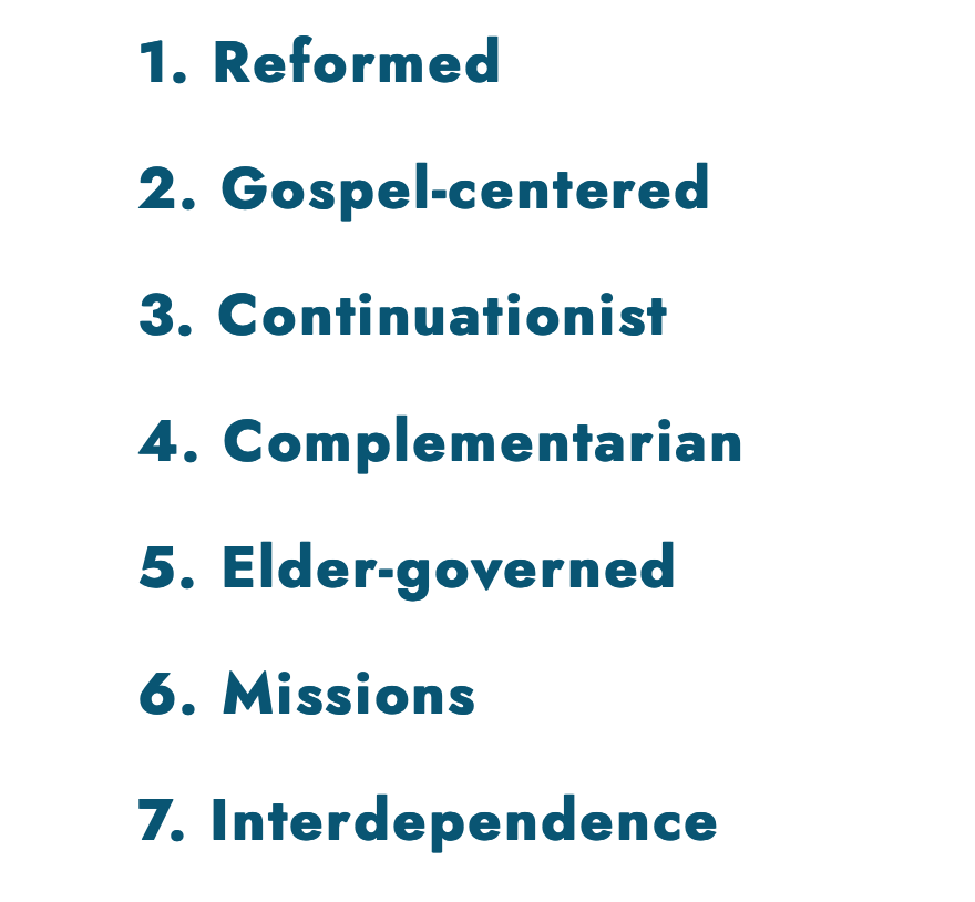 Our 7 Shared Values — Sovereign Grace Churches