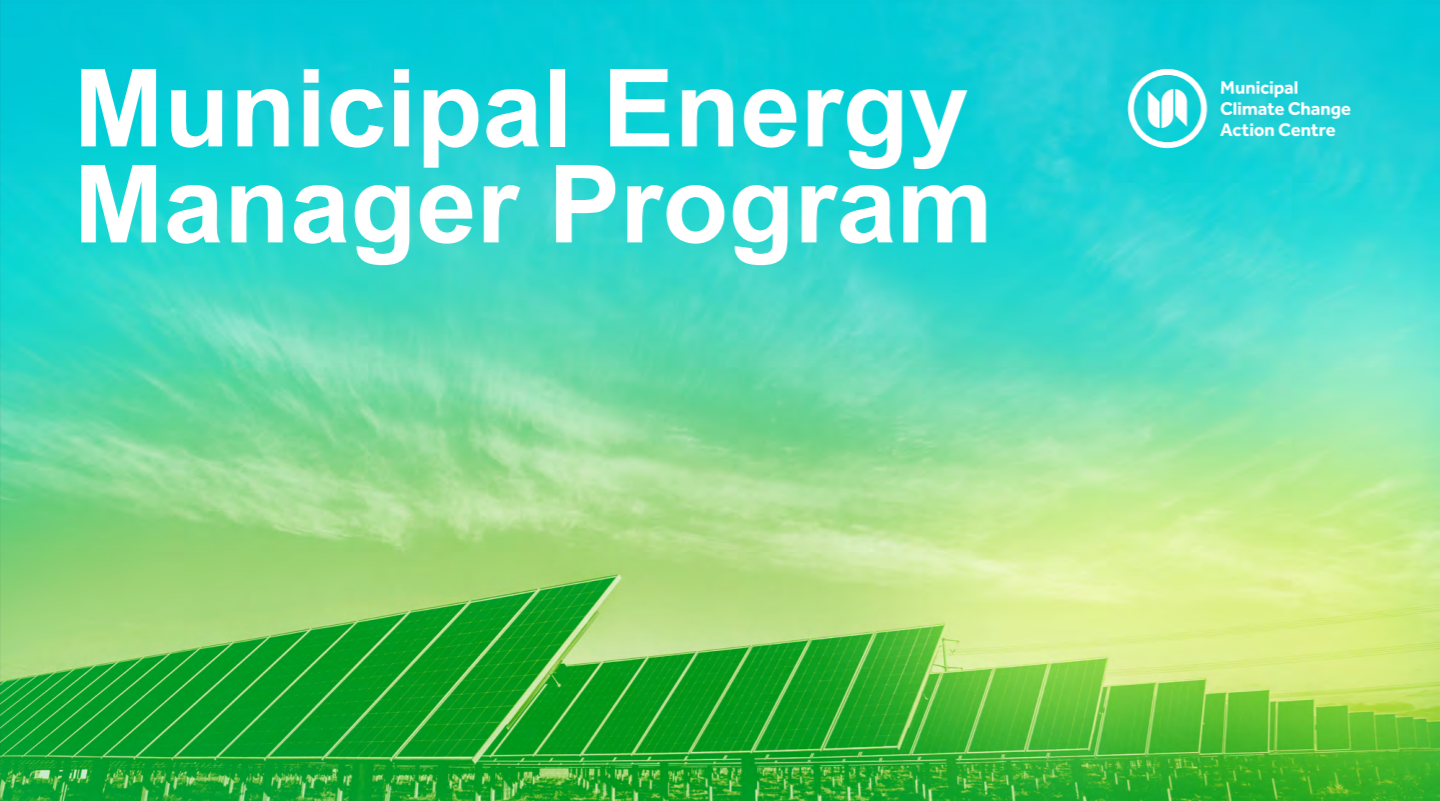 Municipal Energy Manager Program — Decentralised Energy Canada
