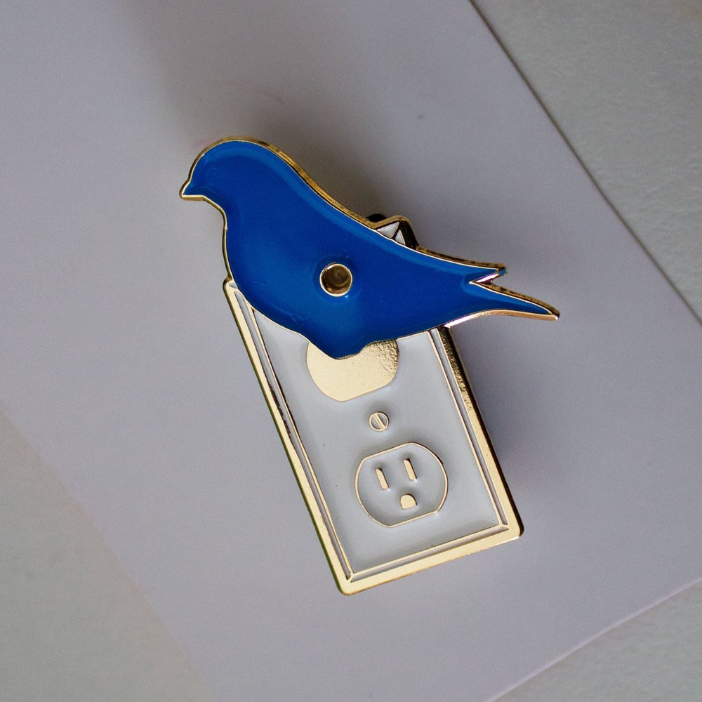 Blue Canary Bird