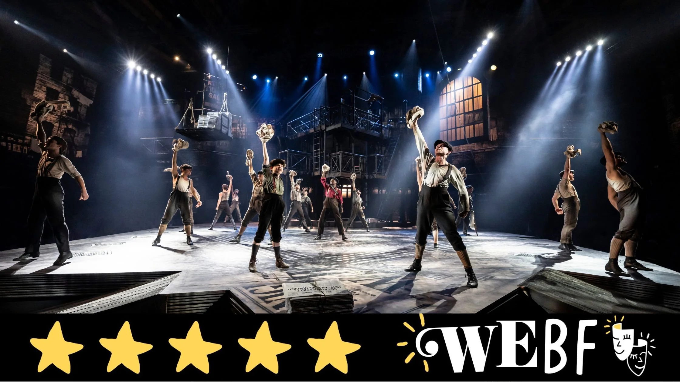 Review: Disney’s NEWSIES, Troubadour Wembley Park Theatre | West End Best Friend
