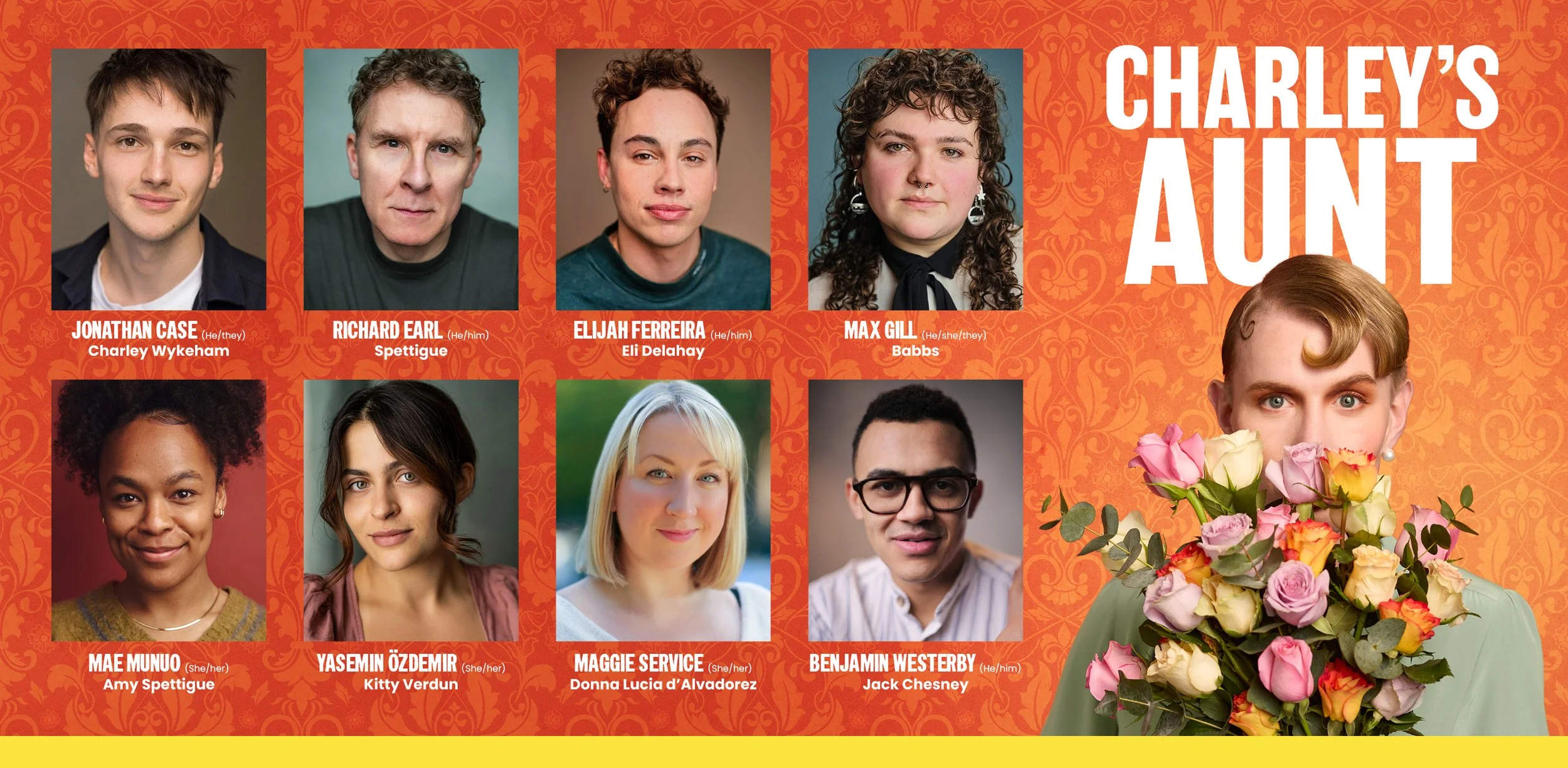 Full cast announced for Rob Madge's adaptation of CHARLEY'S AUNT at ...