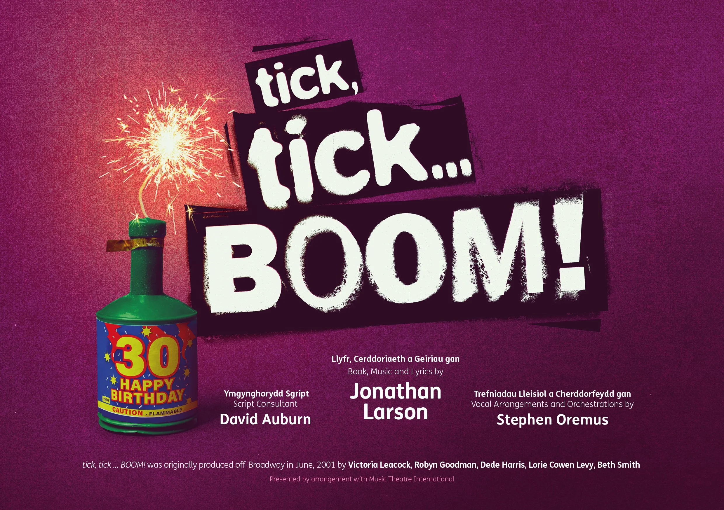 Jonathan Larson musical TICK, TICK...BOOM! to open major development at ...