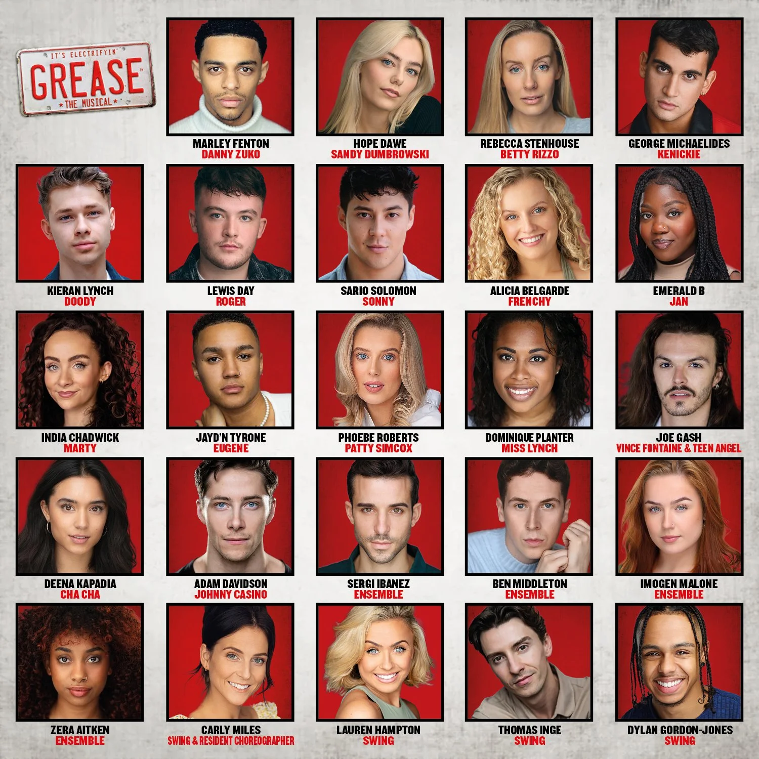 Full cast and extra performances announced for GREASE UK & Ireland tour ...