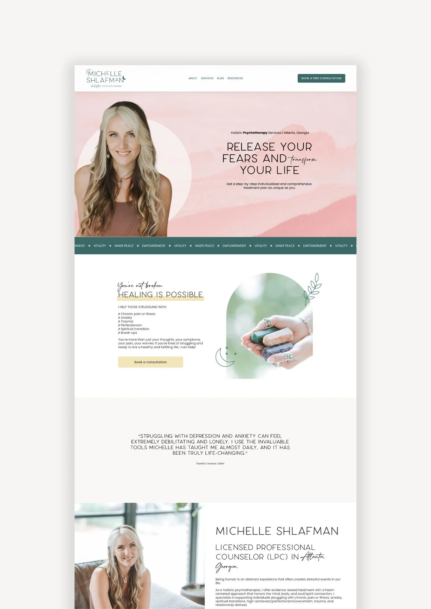 Best Squarespace Therapist Website Examples for Inspiration
