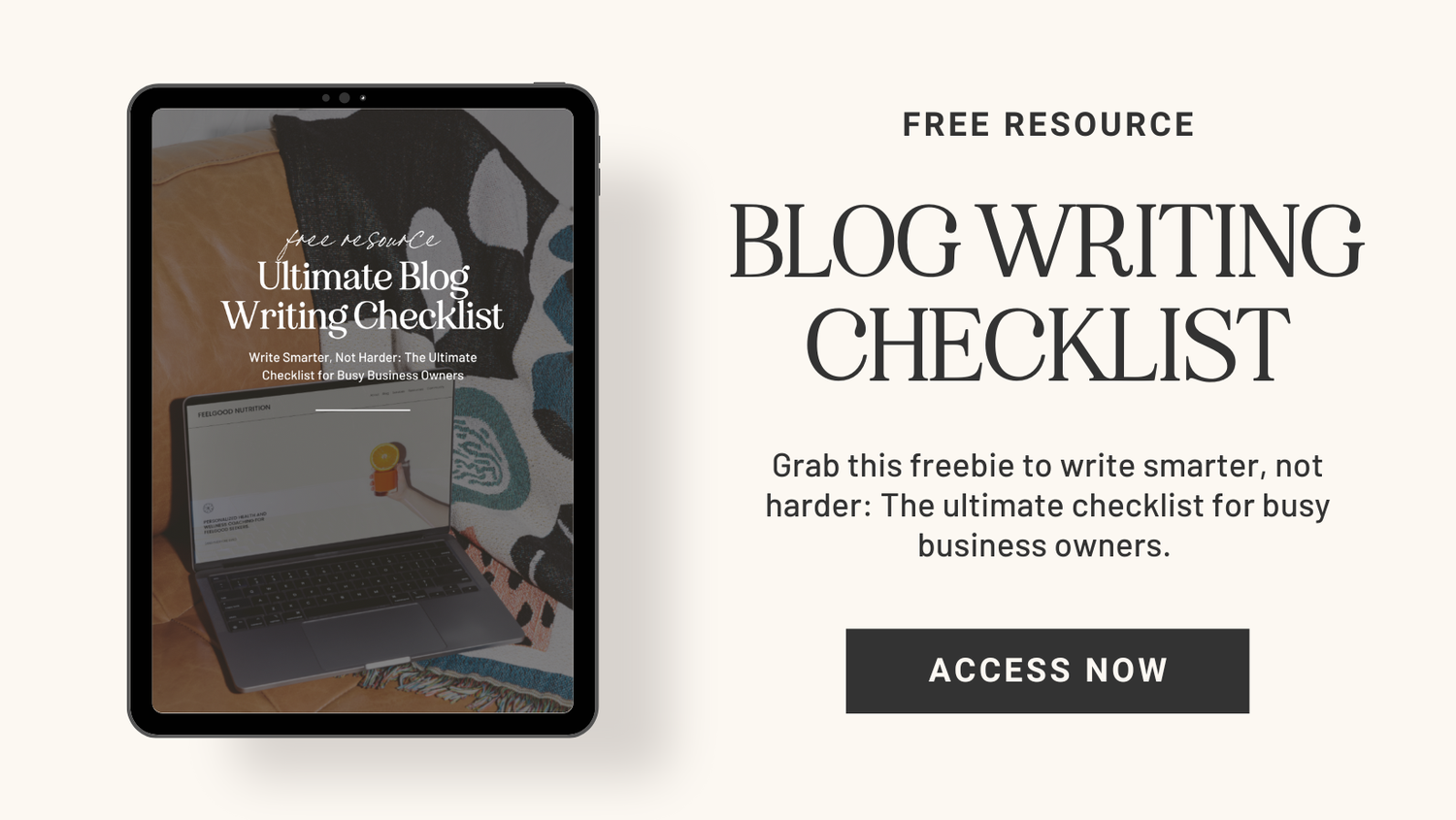 Ultimate Squarespace Blog Writing Checklist