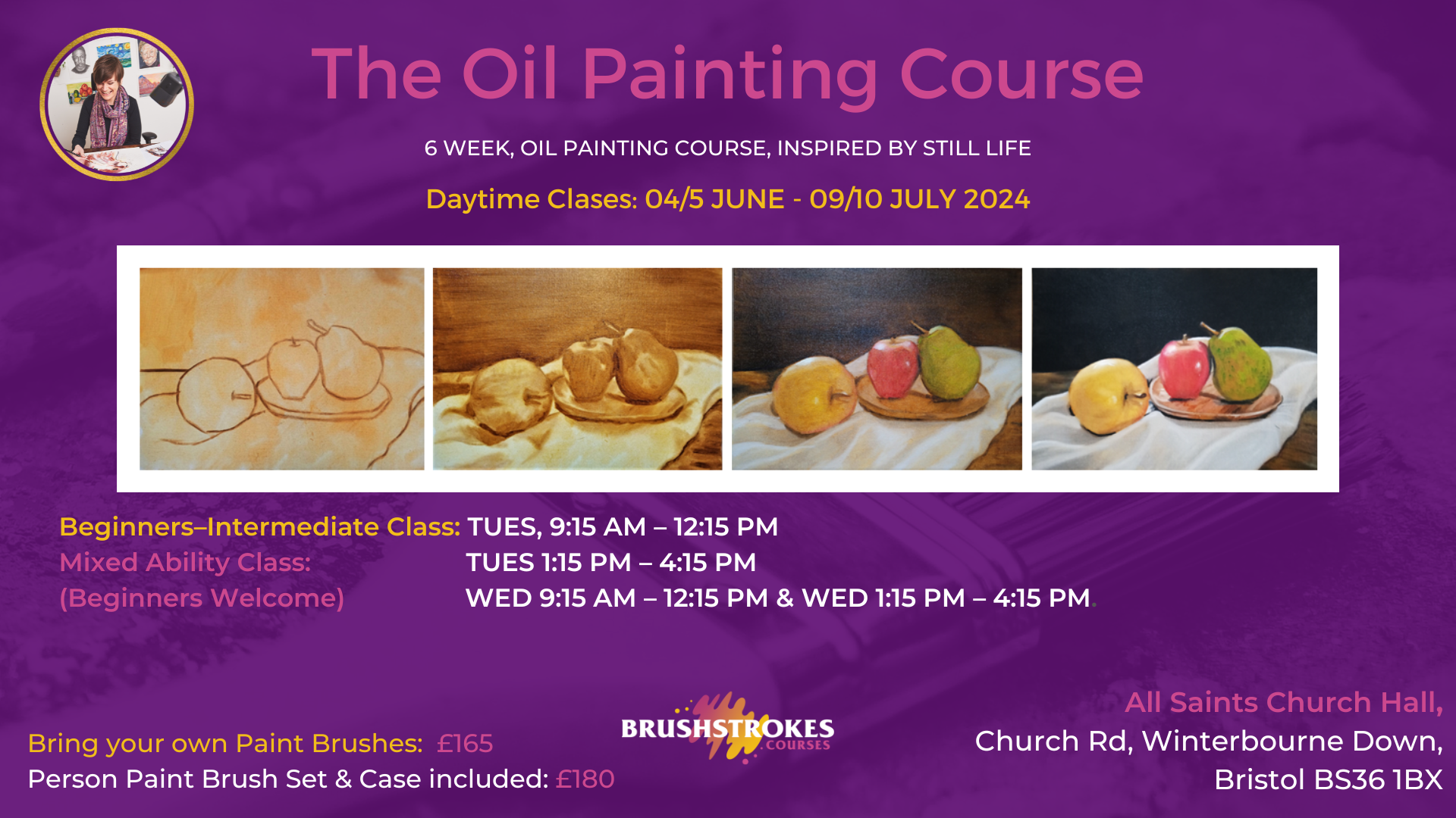 Book Course — Brushstrokes Courses | Based int the UK | Brushstrokes ...