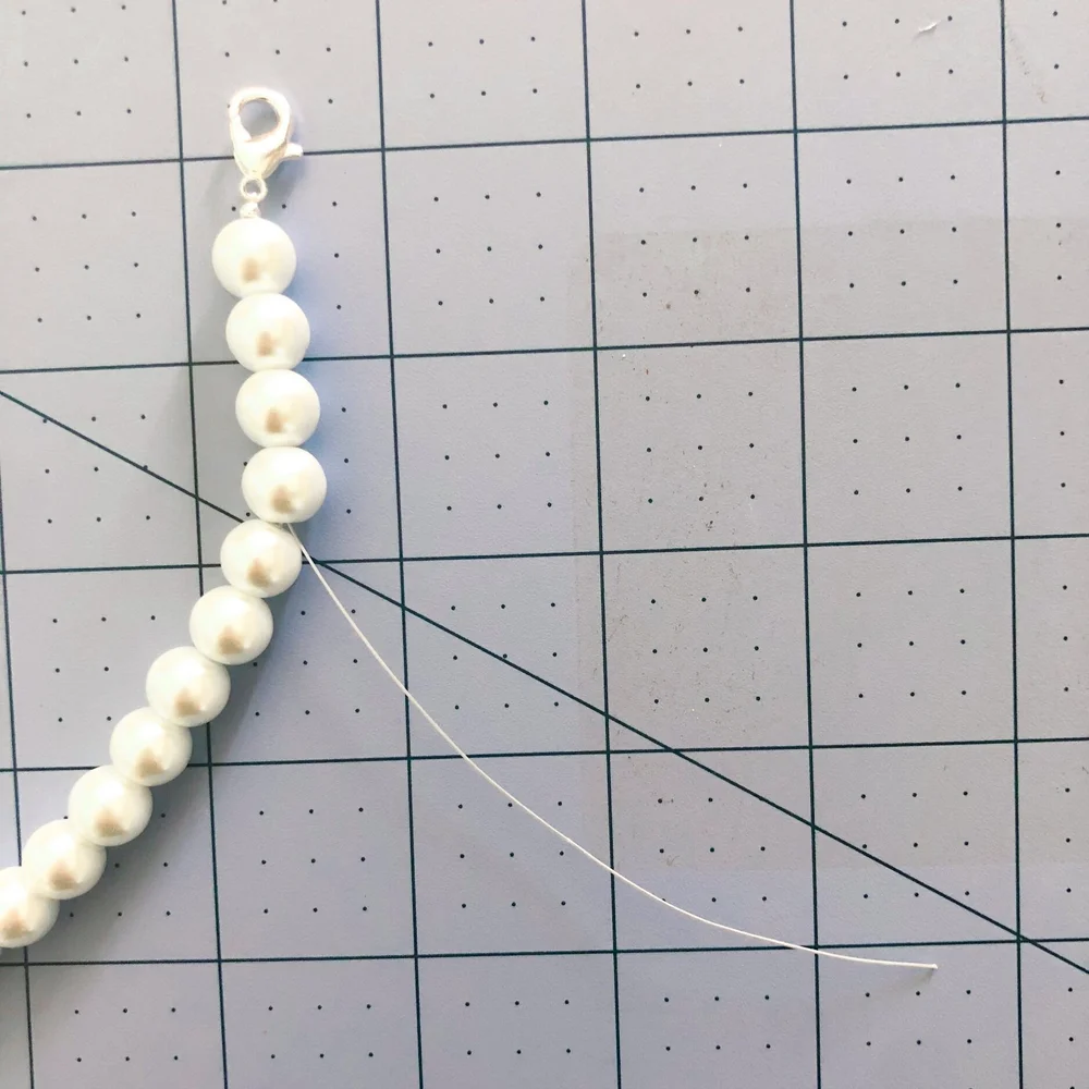 DIY: Pearl or Bead Face Mask Chain | Chronically Chic