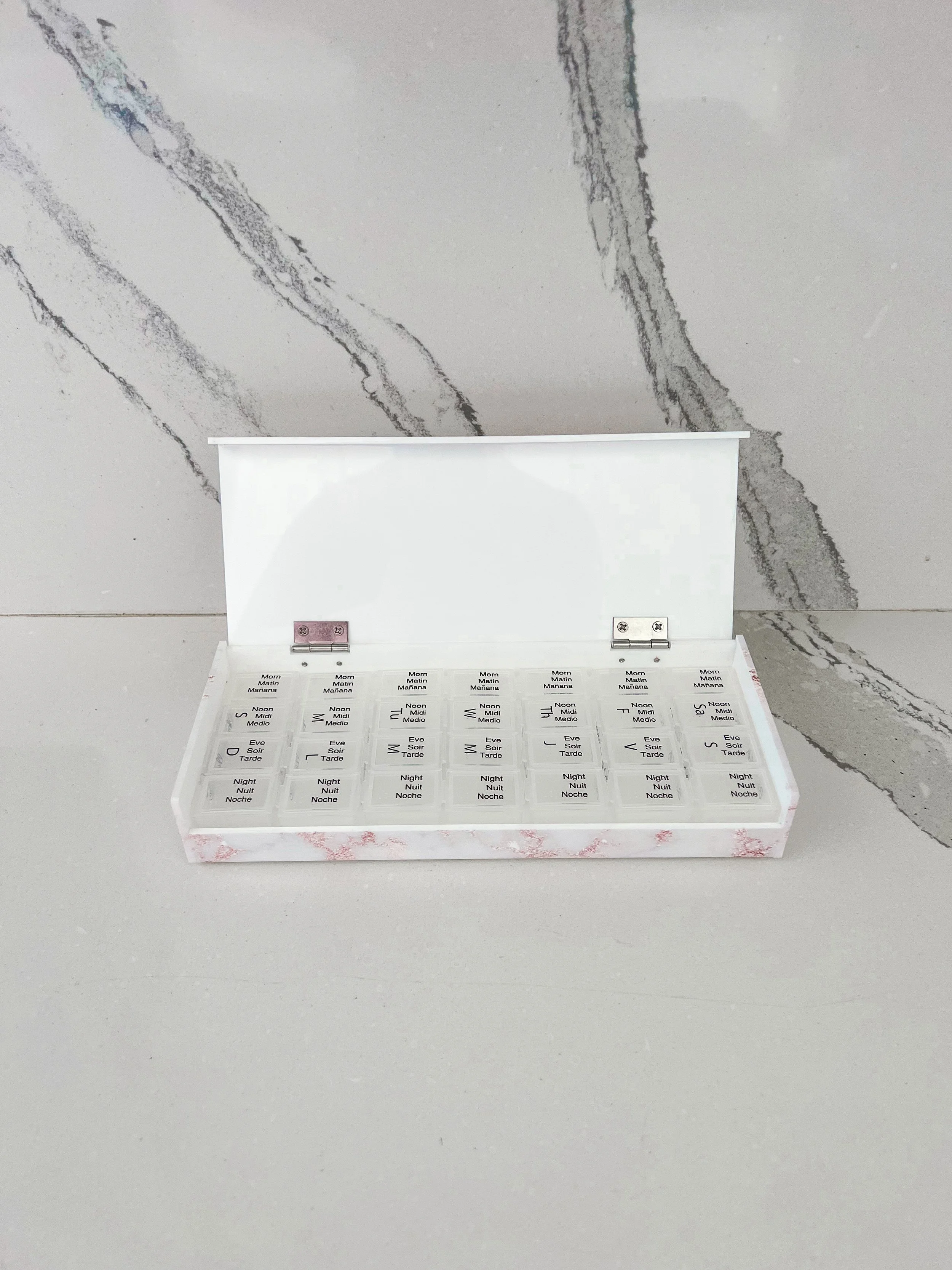Tortoise Shell Pill Organizer Box | Chronically Chic