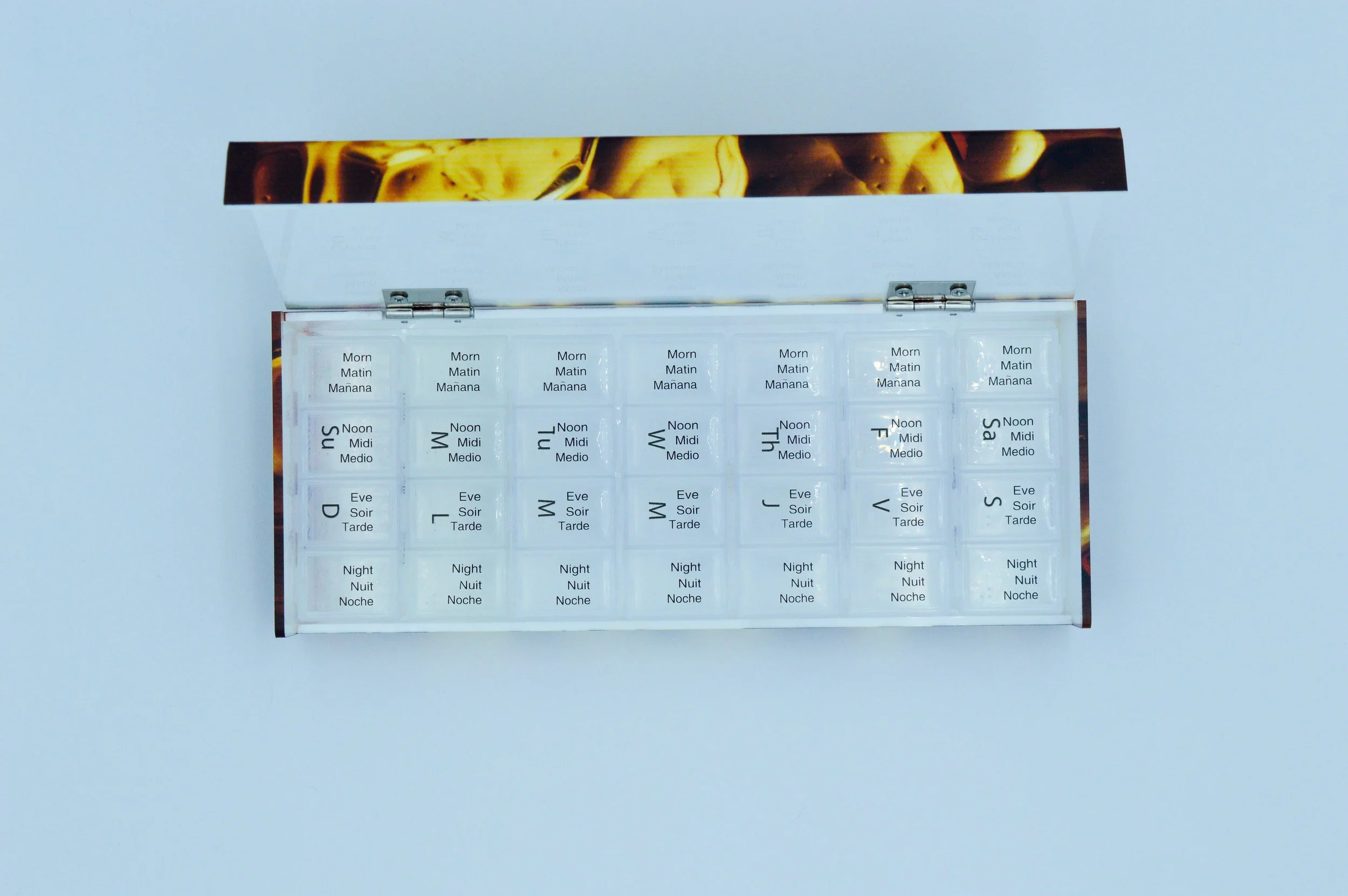 Tortoise Shell Pill Organizer Box | Chronically Chic