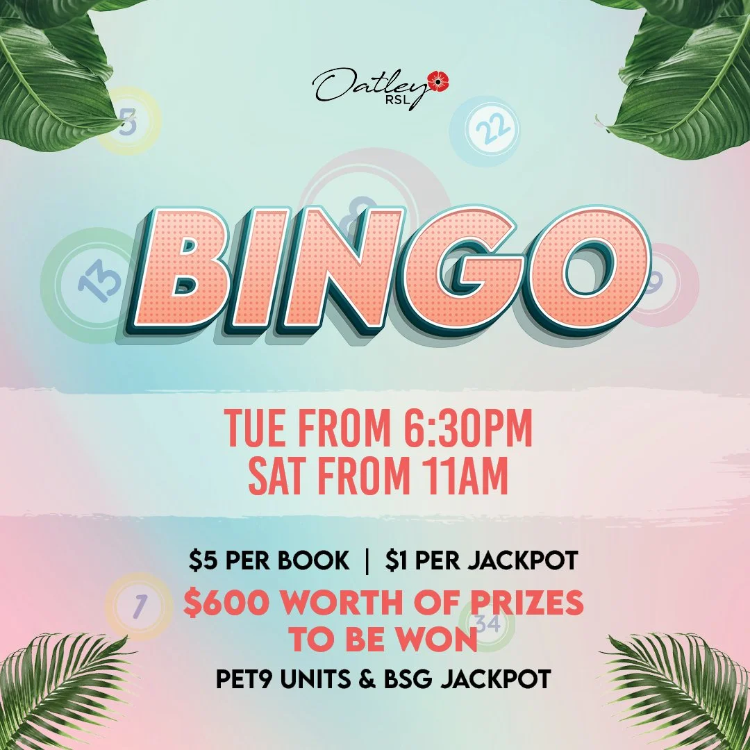 What's On — Oatley RSL & Community club