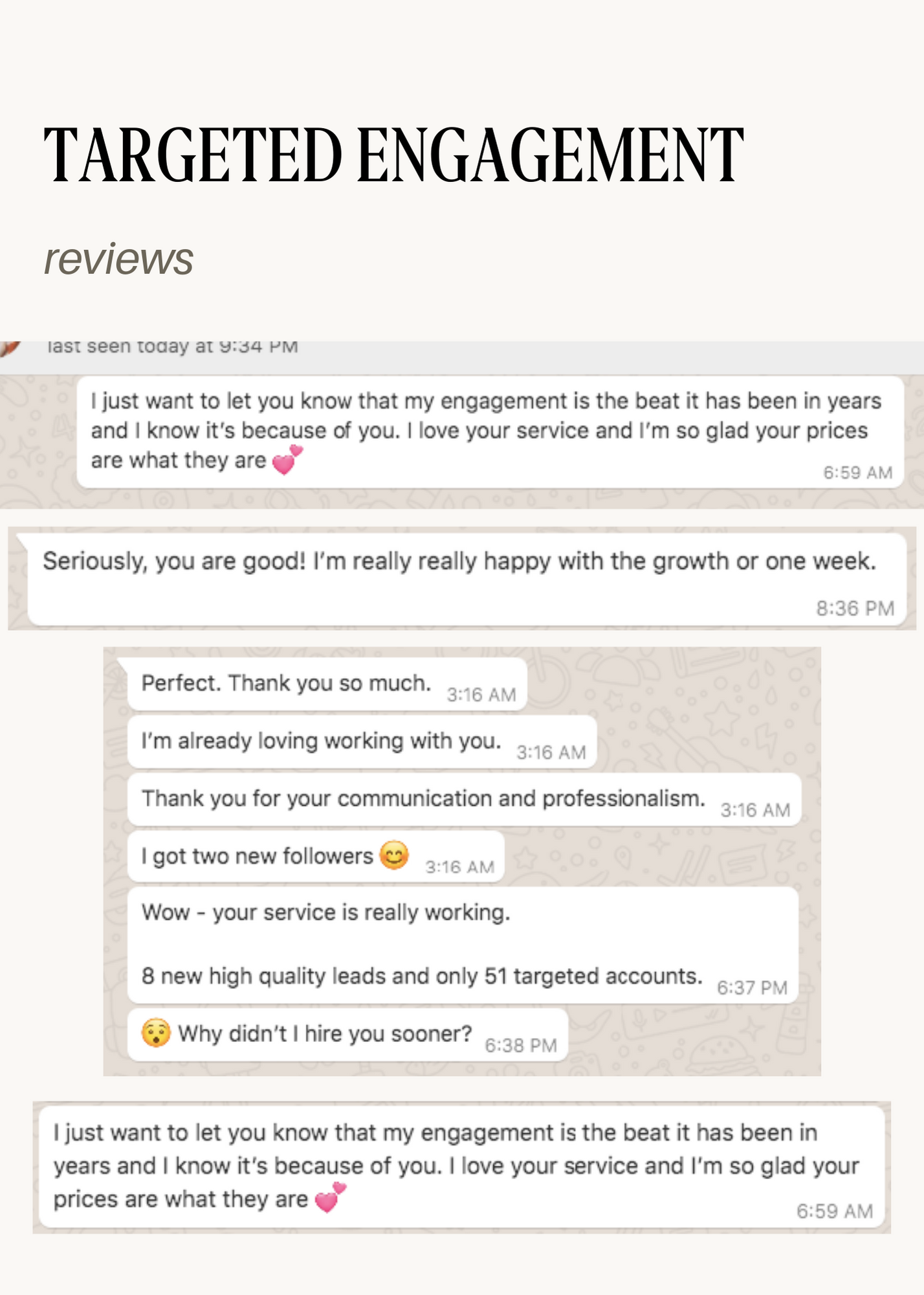 Targeted and organic engagement support — The Forefolk