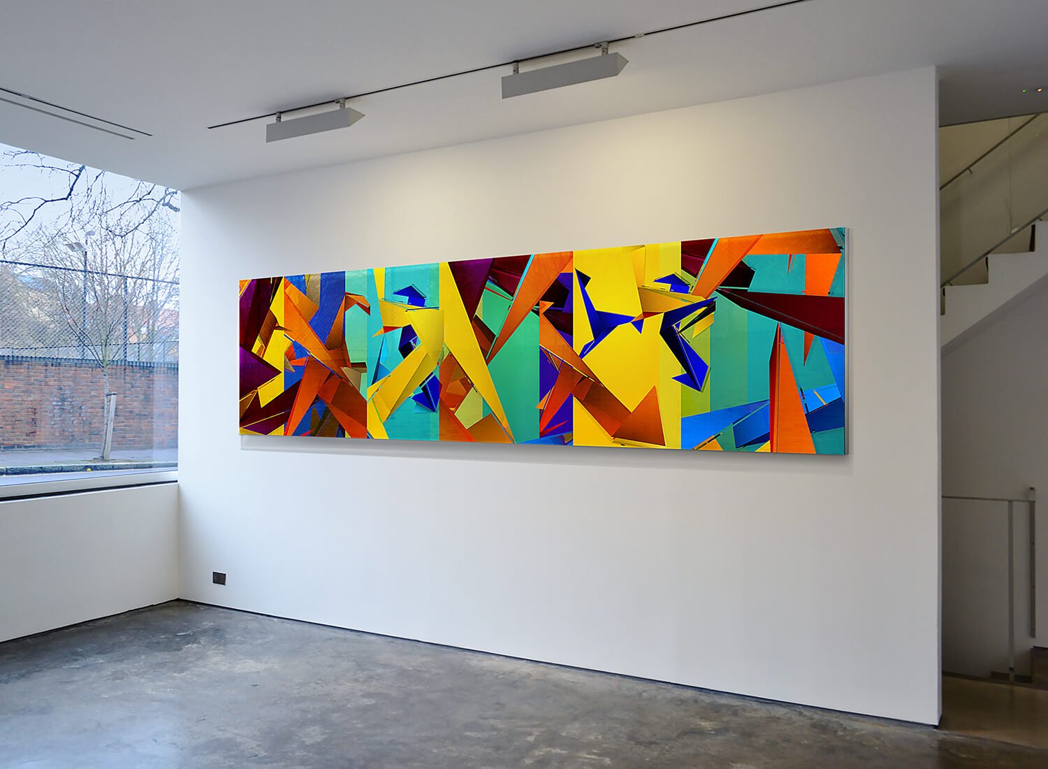 Stellify 4 / two new images of work in situ — Chuck Elliott Studio