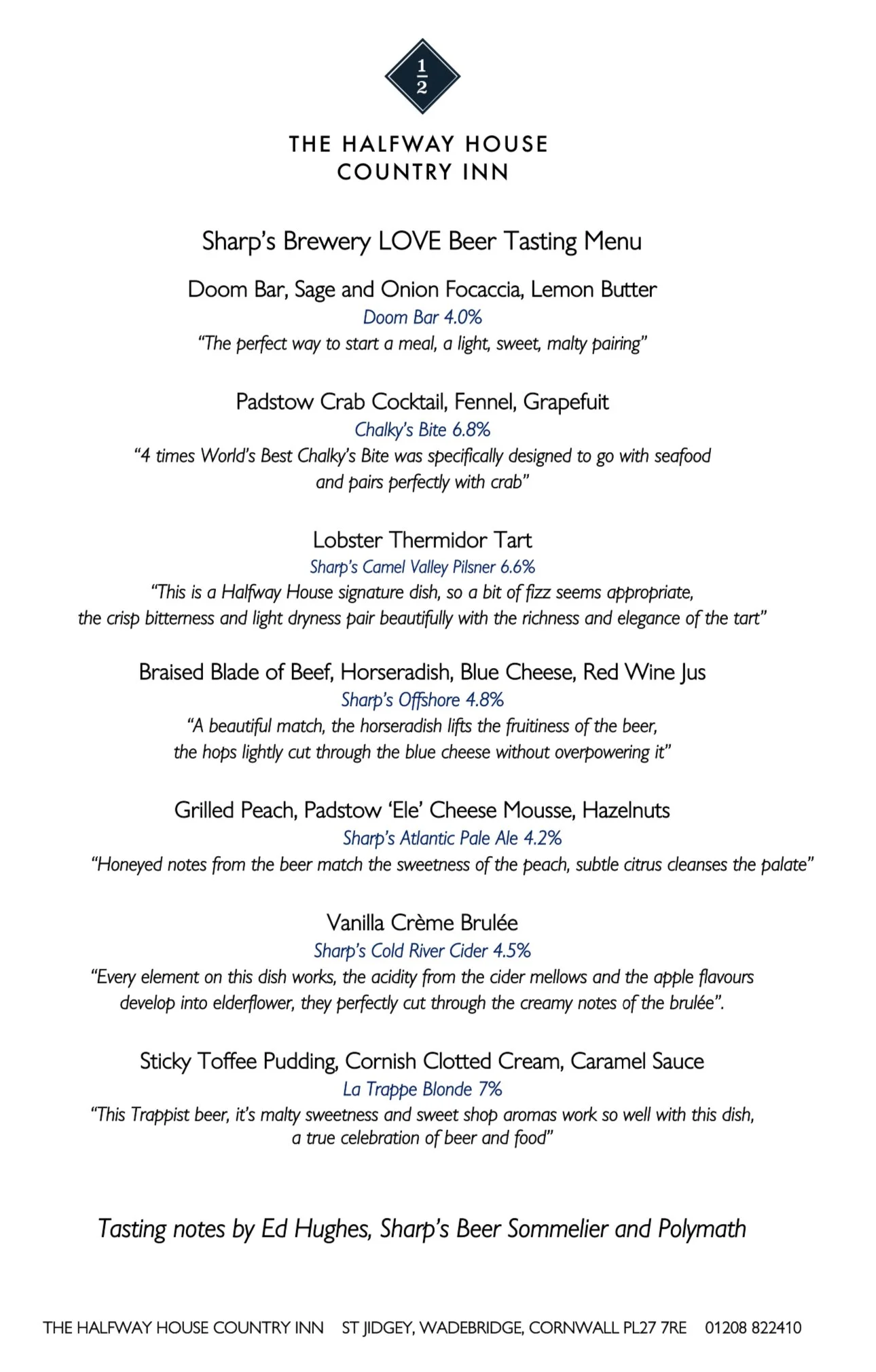 Our Menus — WELCOME