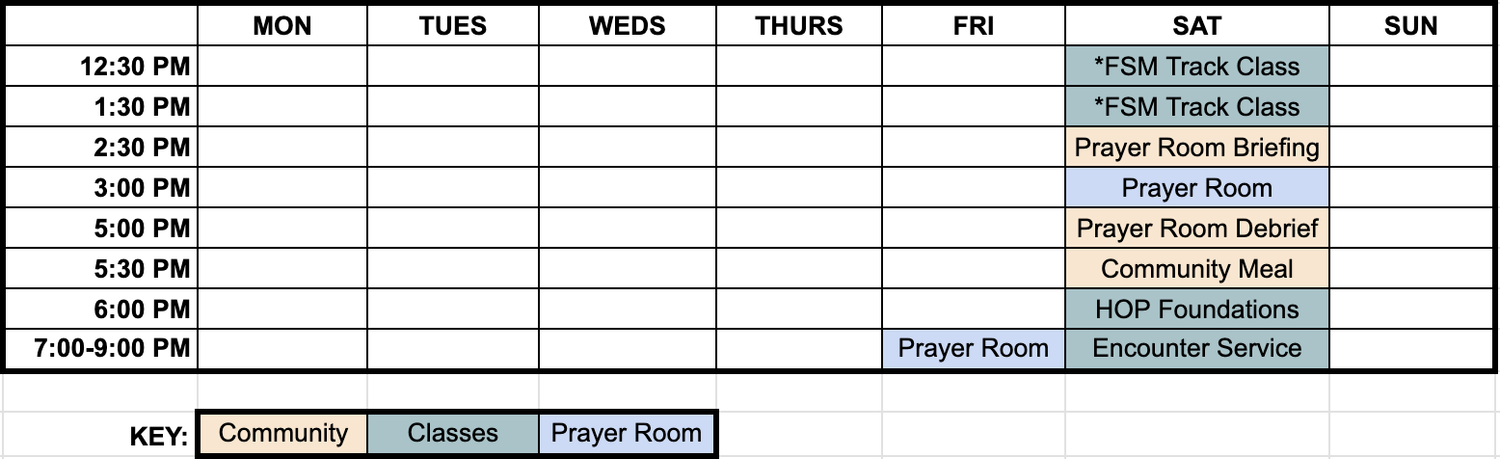 Pulse Internship — The Prayer Room