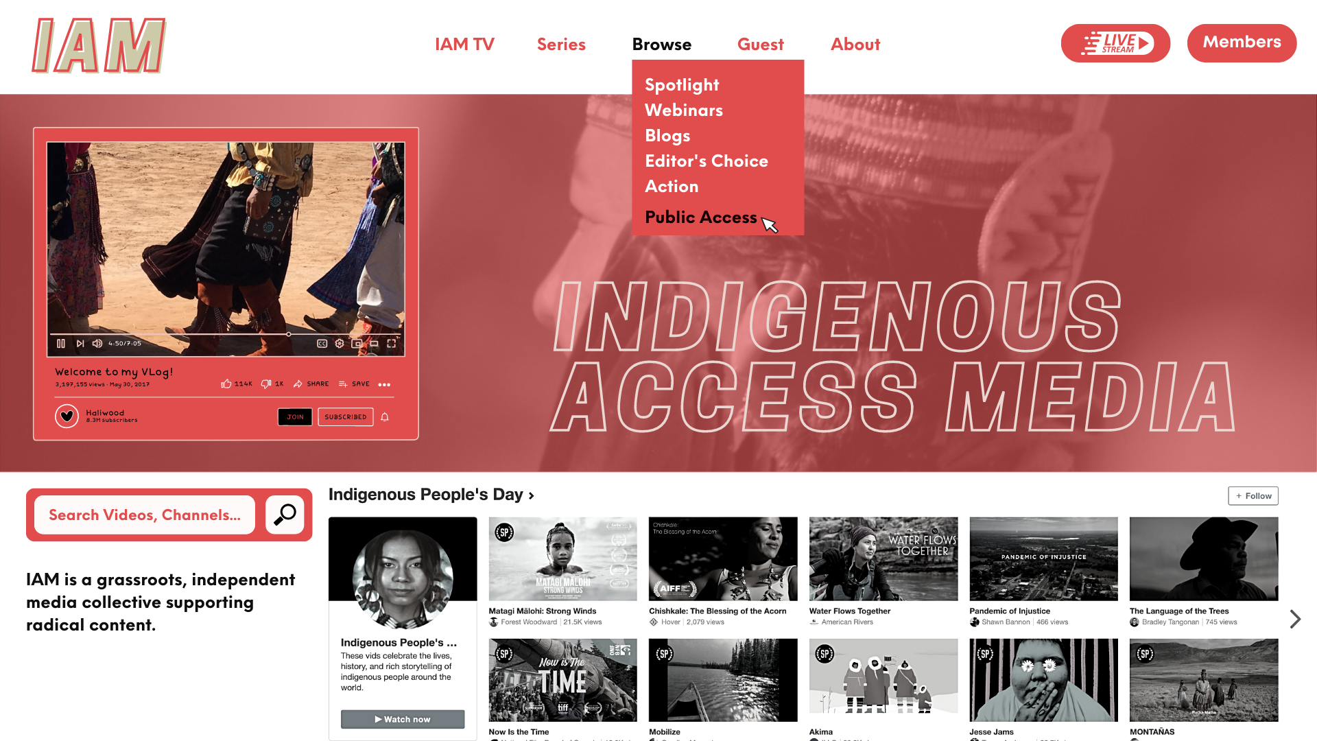 IAM: Indigenous Access Media — sttlmnt