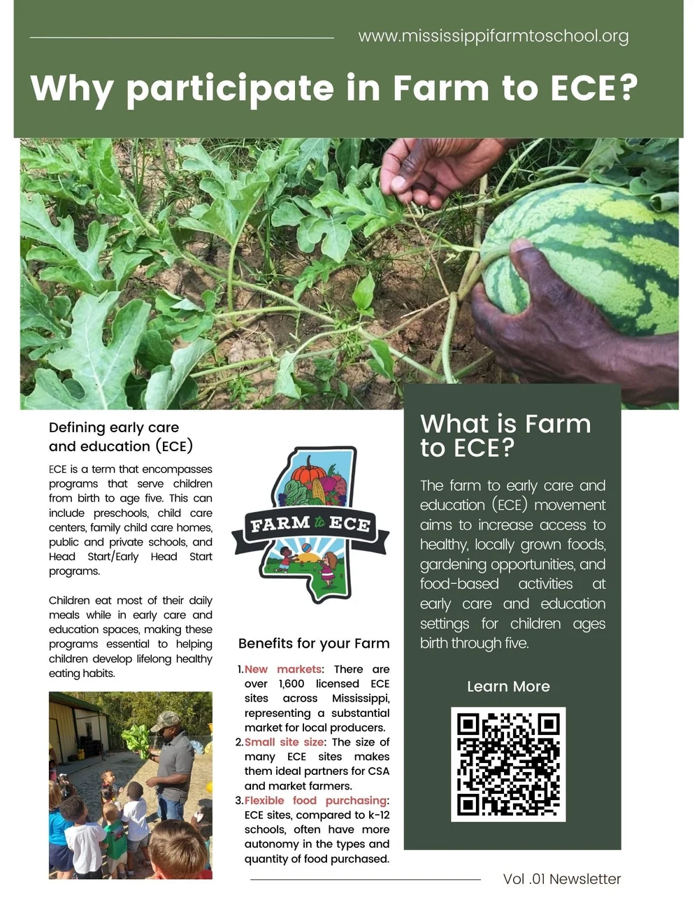 Why Participate in Farm to ECE? — Mississippi Farm to School Network