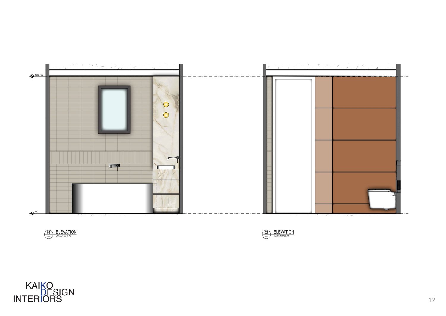 Example Stage 2 Presentation | Kaiko Design Interiors