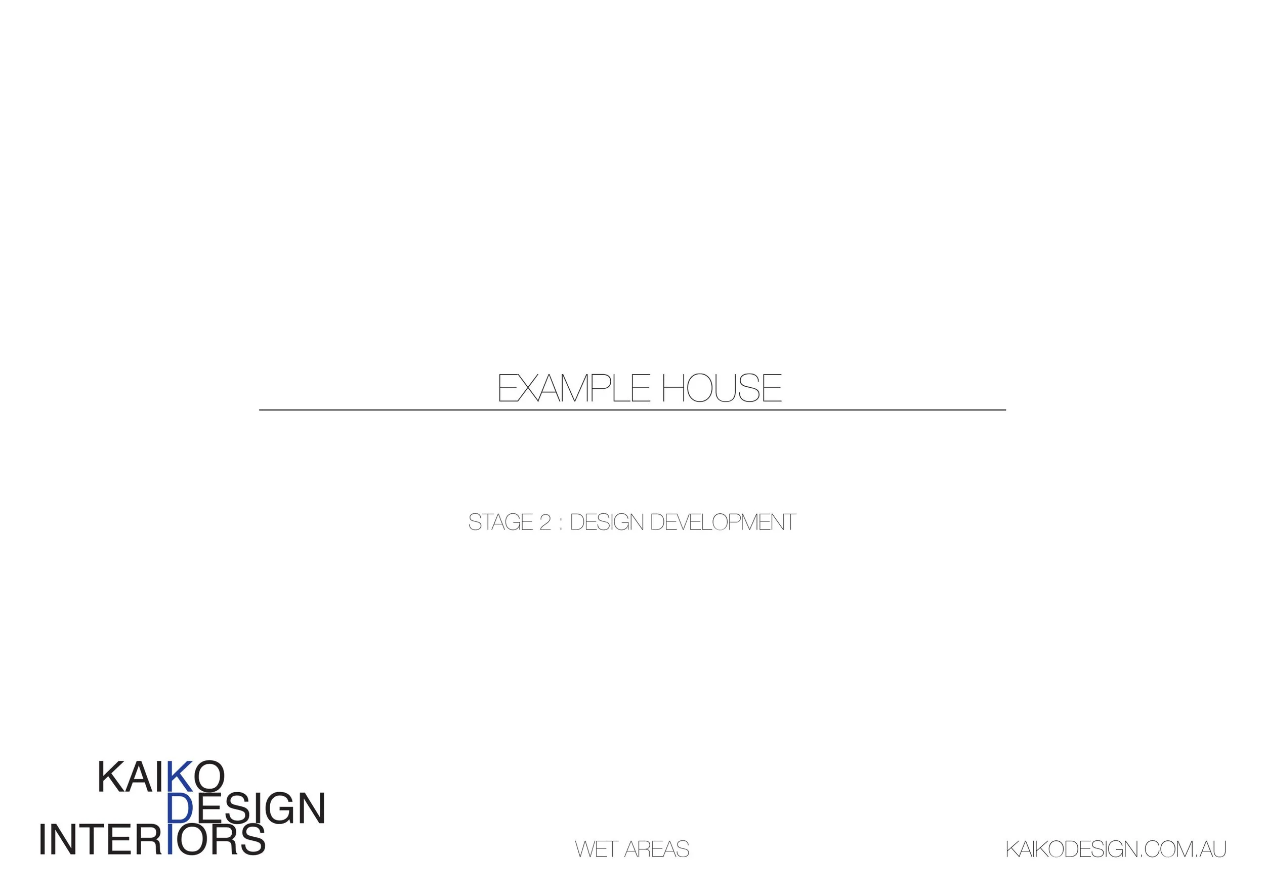 Example Stage 2 Presentation | Kaiko Design Interiors