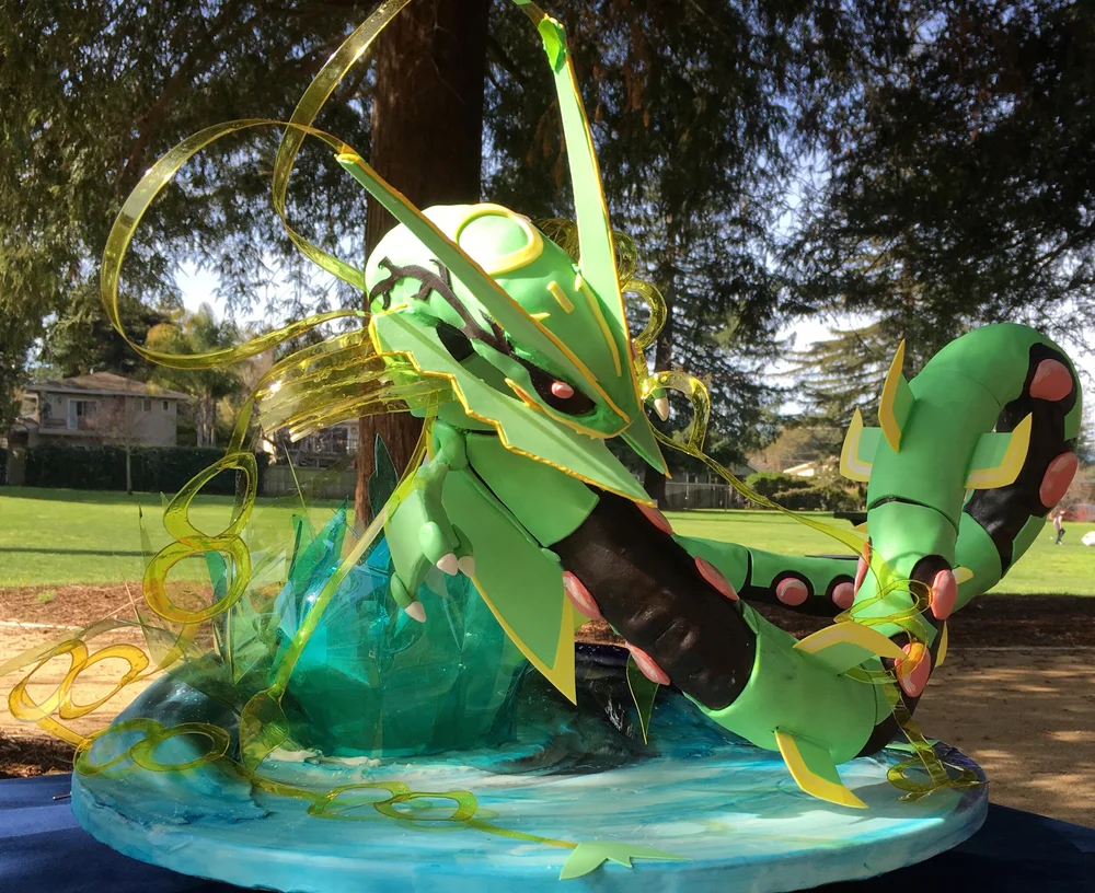 Mega Rayquaza Cake — Do It Myself!