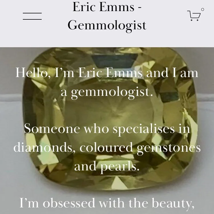 Eric Emms Professional Gemmologist and Gem Trader. Diamonds, Gems and ...