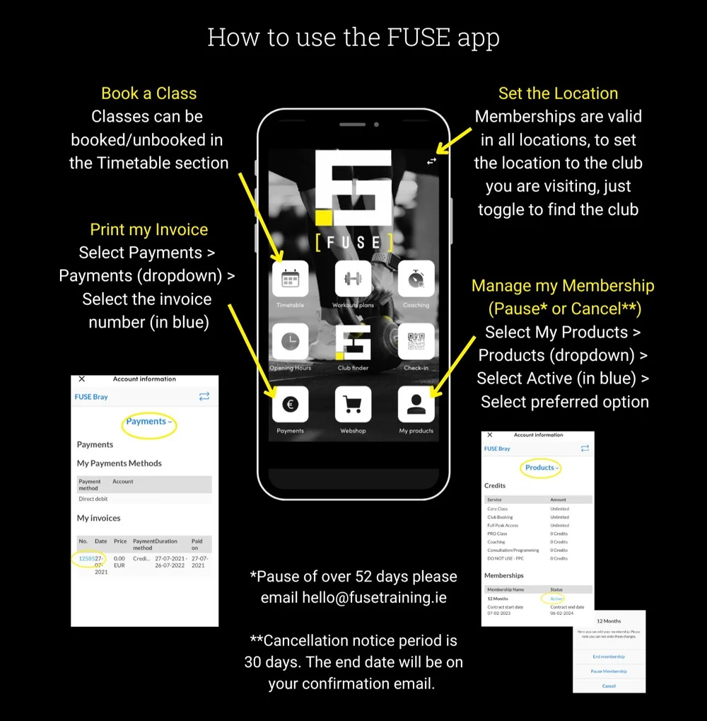 FUSE APP — FUSE | Gyms Powered By Community