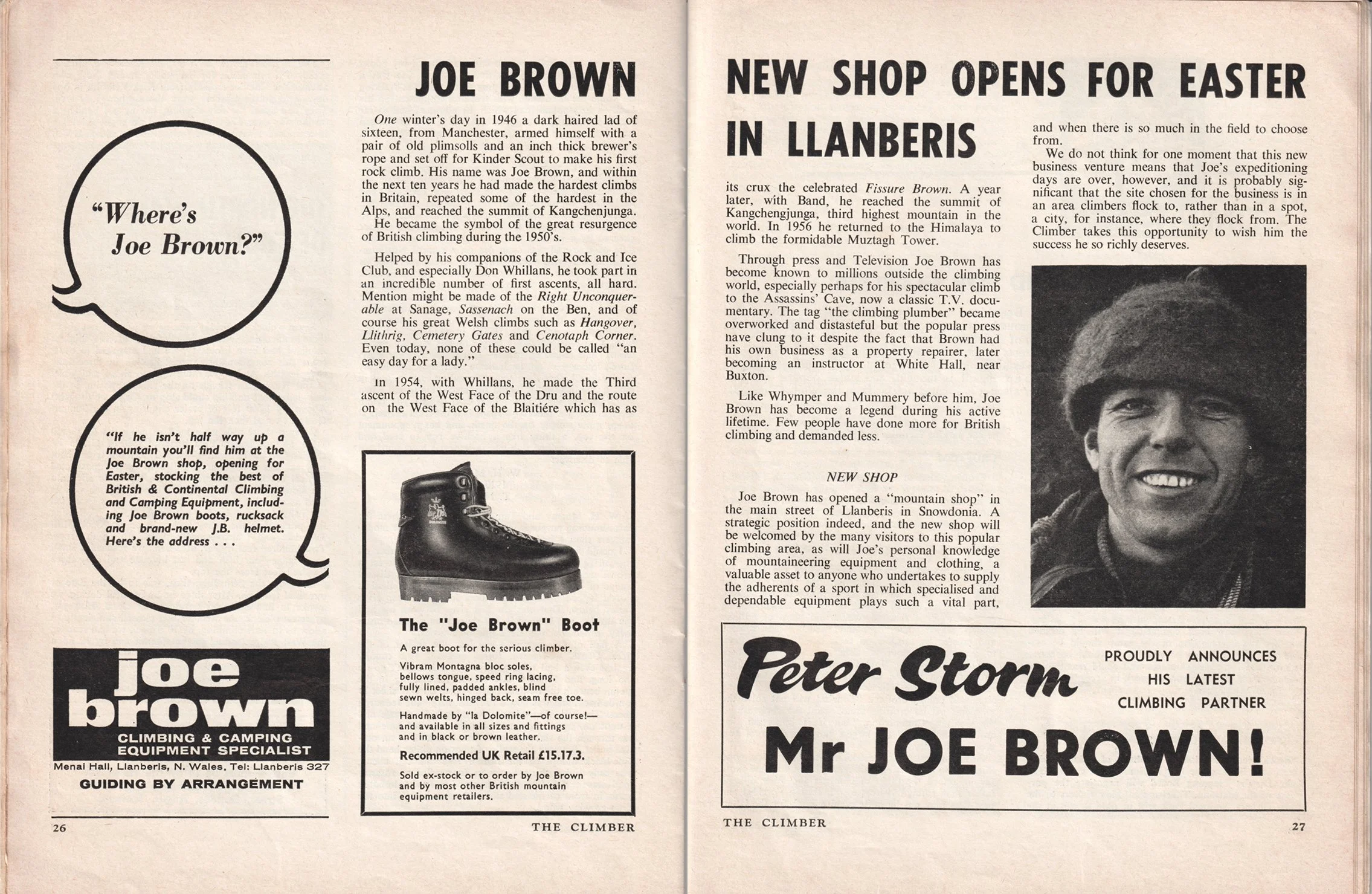 Siopau Joe Brown Shops 60th Anniversary — The Climbers Shop / Joe Brown ...