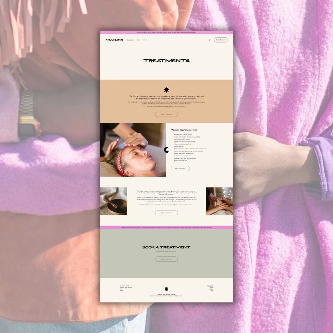 Mayumi Holistic Wellbeing | Brand & Website Design — Salt & Chalk Studio