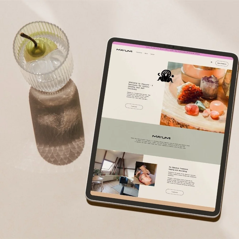 Mayumi Holistic Wellbeing | Brand & Website Design — Salt & Chalk Studio